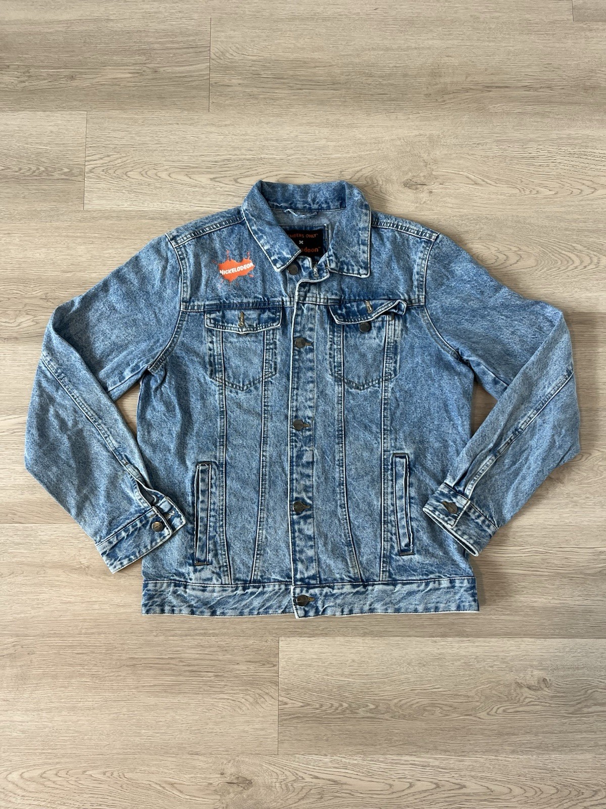 Vintage Nickelodeon Members Only Jean Jacket Men’s Si… - Gem