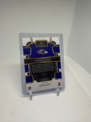 2023 Panini Select Lamar Jackson Blue Prizm Concourse #/199 | eBay