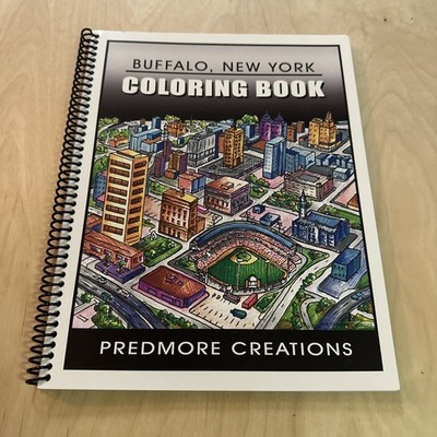 Buffalo New York Predmore Creations Coloring Book | eBay