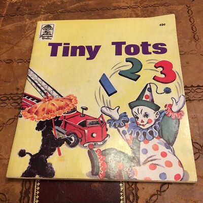 Tiny Tots Vintage Childrens Book Counting Numbers Graphics ...
