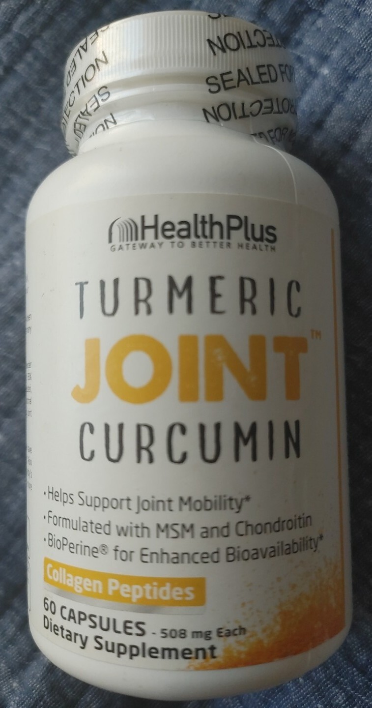 Turmeric Curcumin Natural Anti-Inflammatory Support Joint Health 60caps ...