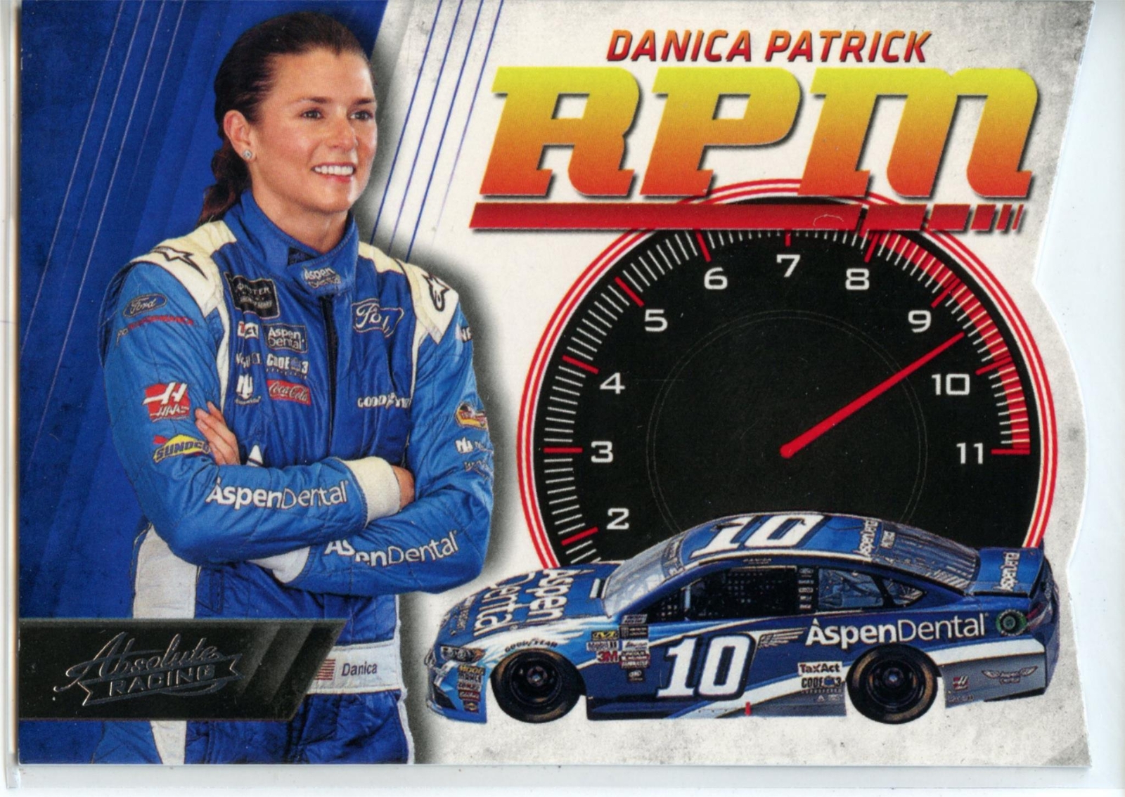 2017 Panini Absolute Racing NASCAR RPM Insert #RPM10 Danica Patrick | eBay