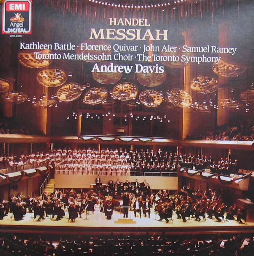 HANDEL MESSIAH POSTER, ANDREW DAVIS (SQ30) | eBay