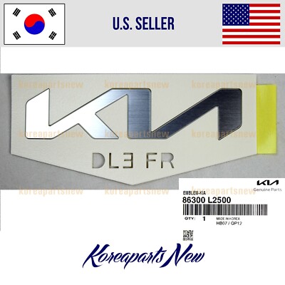 FRONT Bumper Emblem Logo *KIA* 86300L2500 ⭐GENUINE⭐ Kia K5 2022-2023 | eBay