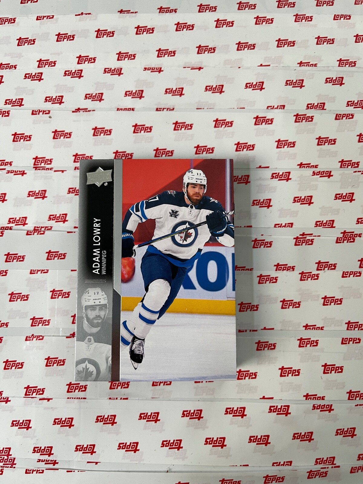 2021-22 Upper Deck Series 1 #195 Adam Lowry Winnipeg Jets Rare BASE ...