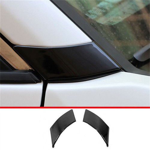 Glossy Black A-Pillar Front Triangle Molding Trim Cover For Toyota RAV4 ...