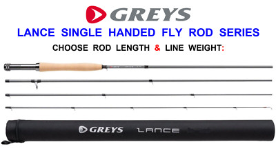 GREYS LANCE FLY ROD SERIES FOR PIKE TROUT SALMON FLY REEL FISHING LINE ...
