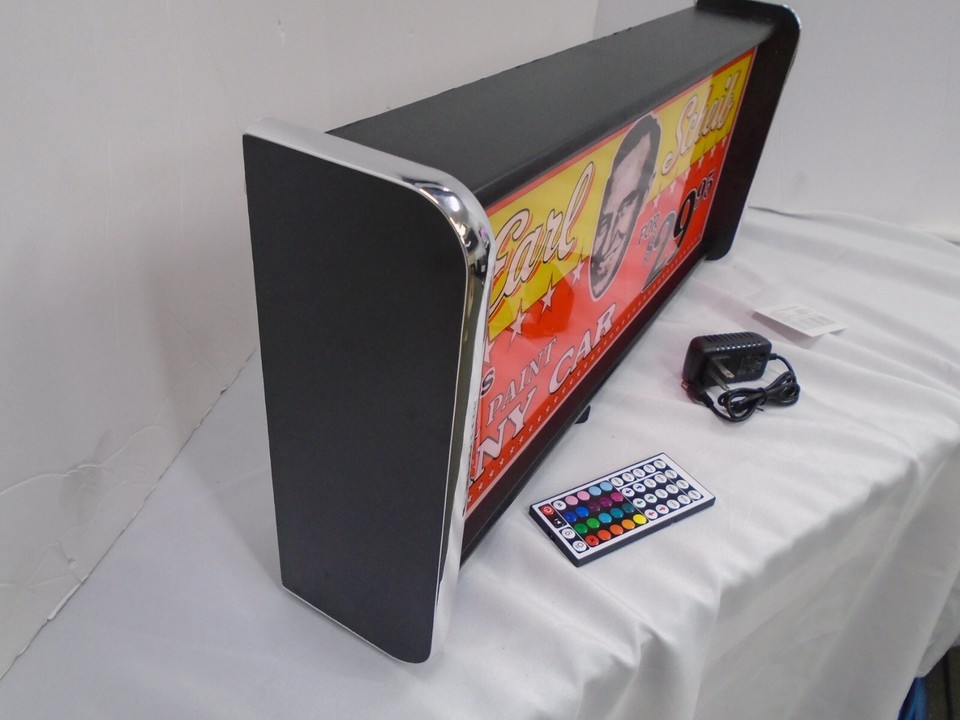 Earl Scheib any car LED Display lighted sign lightbox Wall Light | eBay