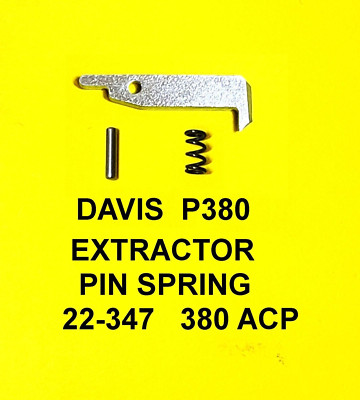 DAVIS P 380 ACP OR P 32 ACP Extractor With Pin And Spring, NOS # 22-347 ...