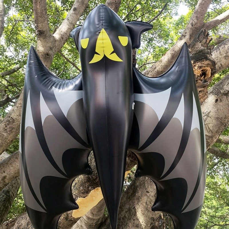 Inflatable Hanging Bat Blow Up Black Bat Party Props Courtyard Garden ...