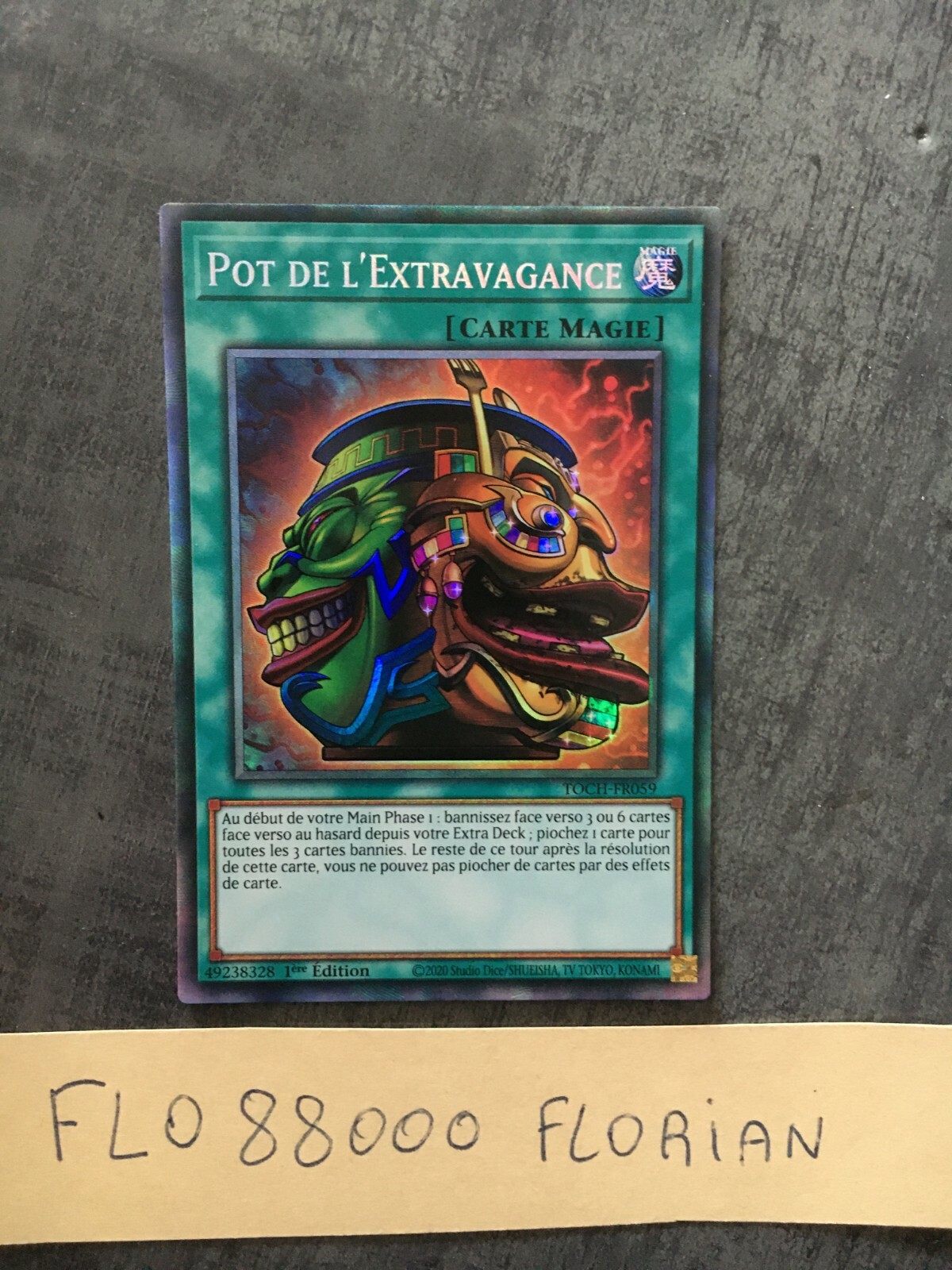 Yu-Gi-Oh! Pot de l'Extravagance : TOCH-FR059 CR | eBay