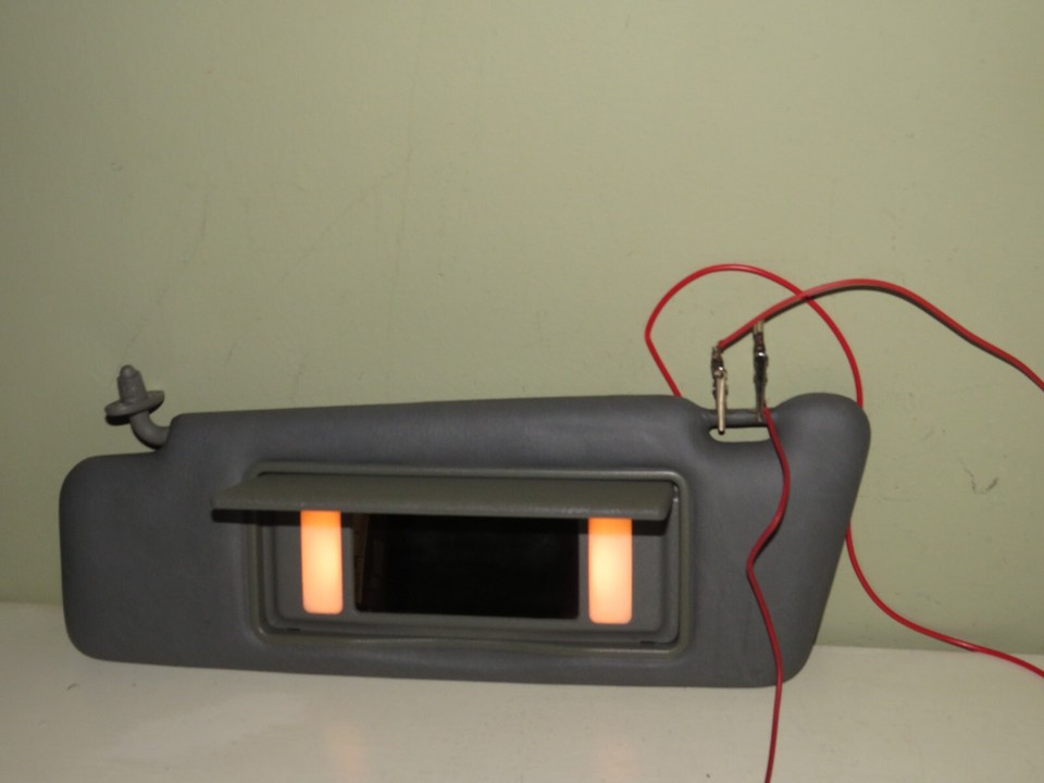 MERCEDES W124 E300 E320 300CE 300E SUN VISOR LEFT 1986 1995 GRAY | eBay