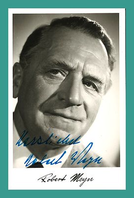 ROBERT MEYN | Schauspieler | Original-Autogramm auf Starpostkarte | eBay