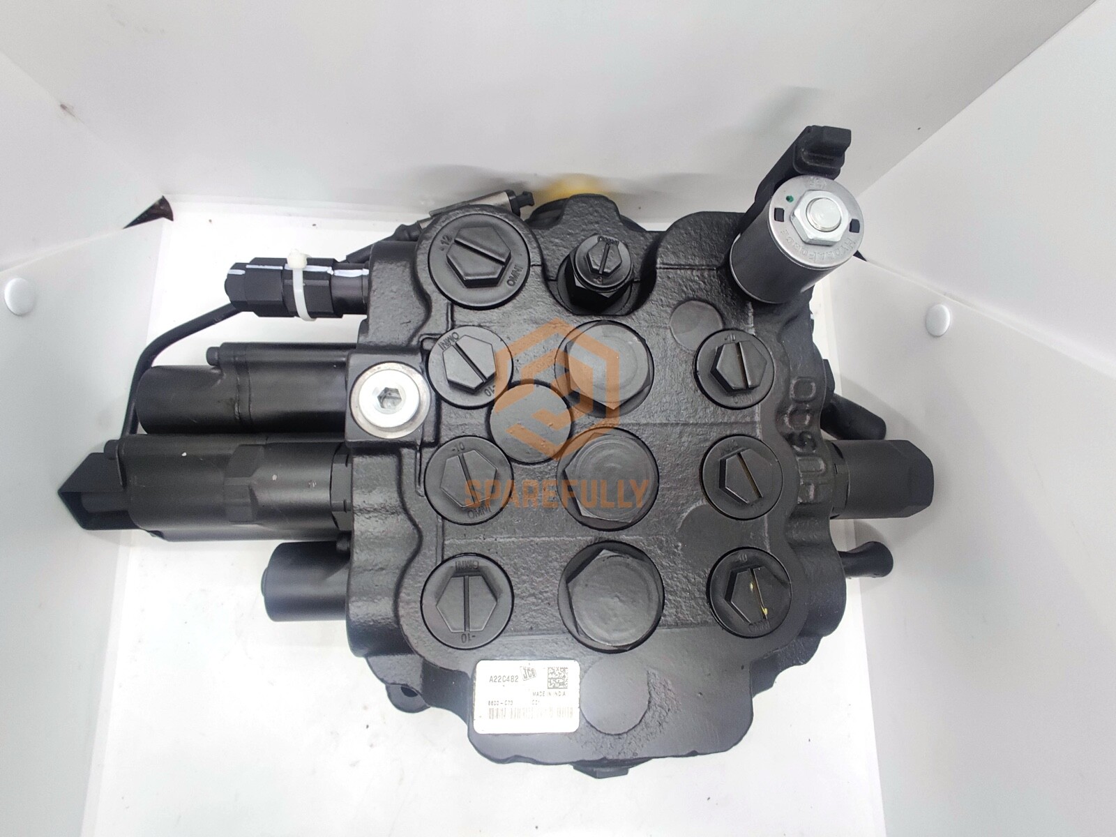 BACKHOE JCB GENUINE HUSCO 3 SPOOL VALVE BLOCK WITH SPOOL 25/221129 | eBay