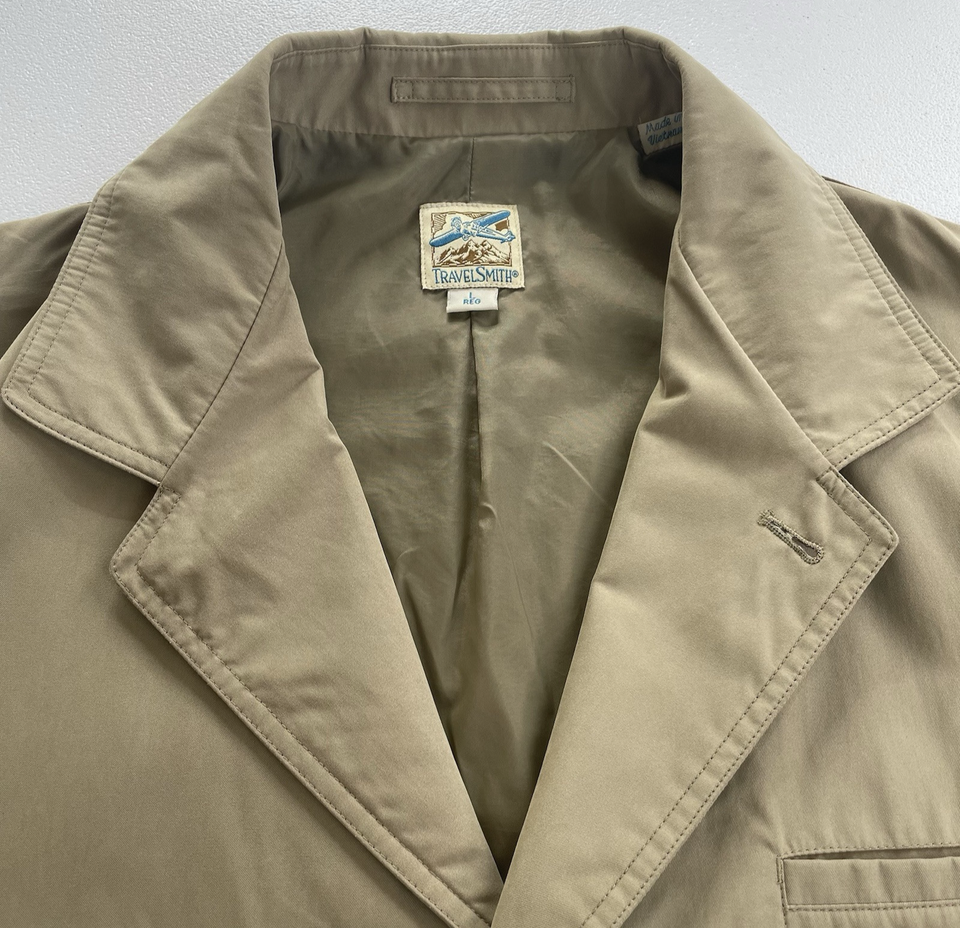 TravelSmith Travel Jacket Casual Blazer 3-Button Men's Large Reg Lots ...