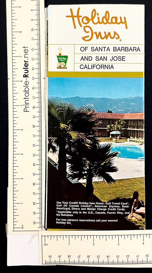 1970s Holiday Inn Santa Barbara San Jose California VTG Hotel Travel ...