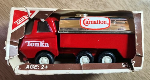 1976 Tiny Tonka Carnation Tanker Truck In Box Canadian Issue 947 Ebay
