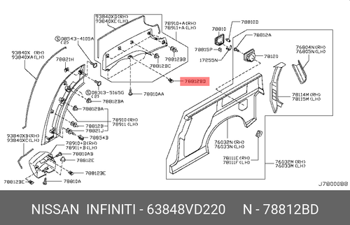 Genuine OE Nut Spring 63848VD220 , 63848-VD220 | eBay.de