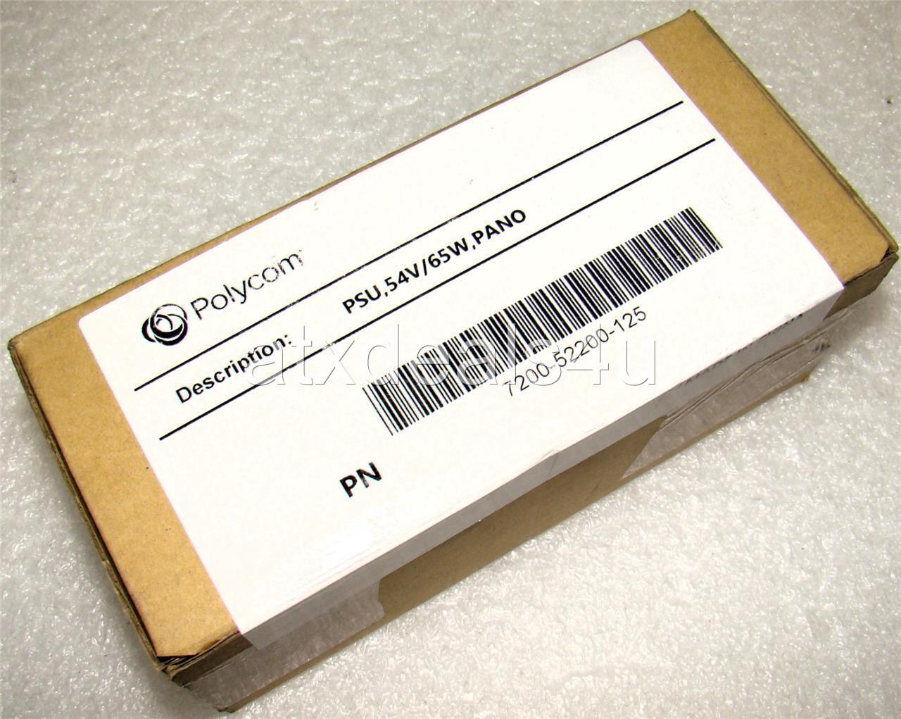 Polycom 7200-52200-125 PSU 54V 65W PANO Power Supply New | eBay