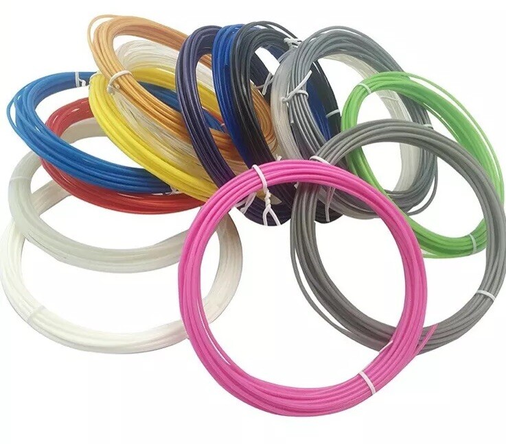3D Printer Pen ABS 1.75mm Filament Refill Multi-Pack 15 Colors - 16.4 ...