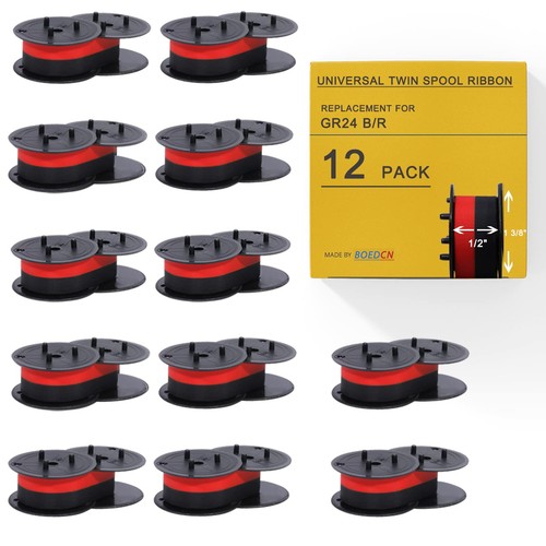 12 Pack Replacement Universal Twin Spool Calculator Ribbon Adding ...