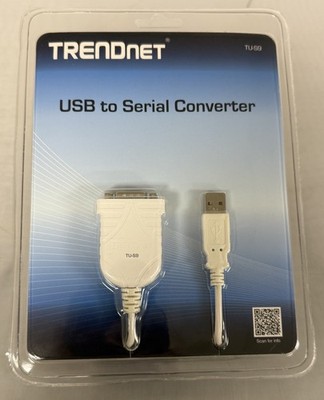TRENDnet TU-S9 USB to Serial Converter USB 1.1 to RS-232 Male DB9 ...