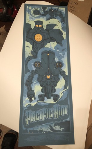 Pacific Rim Poster screen Print Odd City Mondo Limited Numbered Rare ...