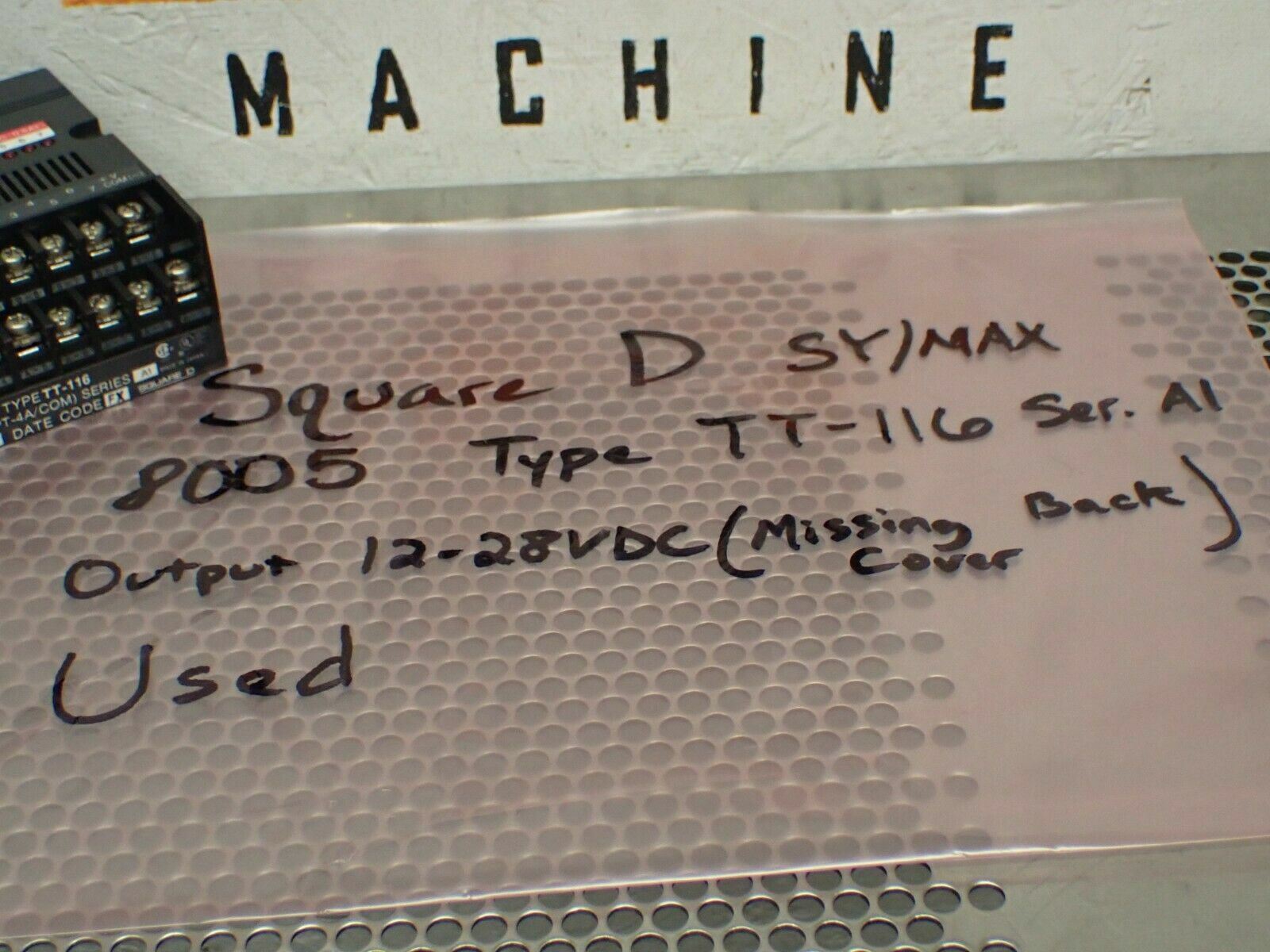 Square D SY/MAX 8005-TT-116 Ser. A Output Module 12-28VDC Used With ...