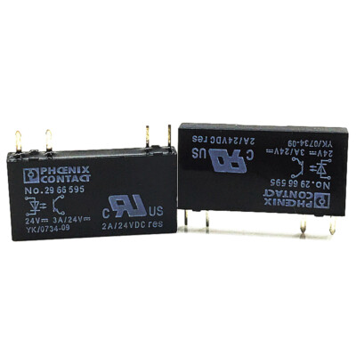 2Pcs Phoenix Contact NO.2966595 24VDC Miniature Relay 4Pins | eBay