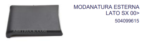 MODANATURA RIVESTIMENTO CABINA SINISTRO ADATTO A GAMMA DAILY IVECO ...