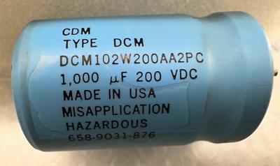 DCM102W200AA2PC CDM 1,000uF 200V Electrolytic Aluminum Capacitors | eBay