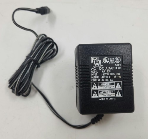 MW AC - DC Adaptor / 18V Power Adapter Model MW1830 | eBay