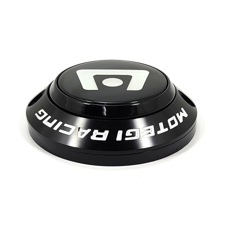 4 Motegi Racing Black Center Caps for 4/5L MR127 CS10 MR119 Rally Cross ...
