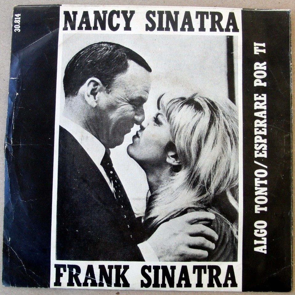 NANCY & FRANK SINATRA Somethin' Stupid ARGENTINA 7" PS 1967 Spanish ...
