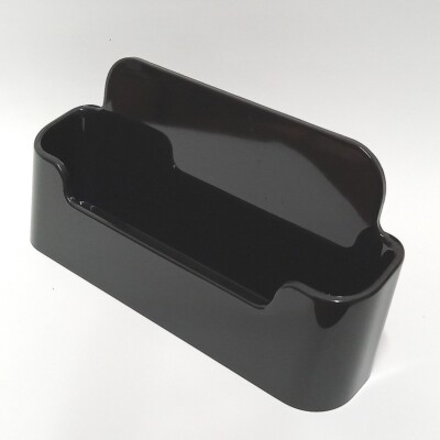 BLACK Acrylic Business Card Holder - (Styrene) Plastic FREE SHIPPING | eBay