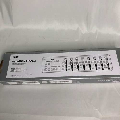 KORG nanoKONTROL2 Slim-Line USB CONTROLLER White WH Music Production ...
