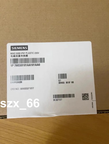 1PCS Siemens MAG 5000 Transmitter SITRANS FM Flow 7ME6910-1AA10-1AA0 ...