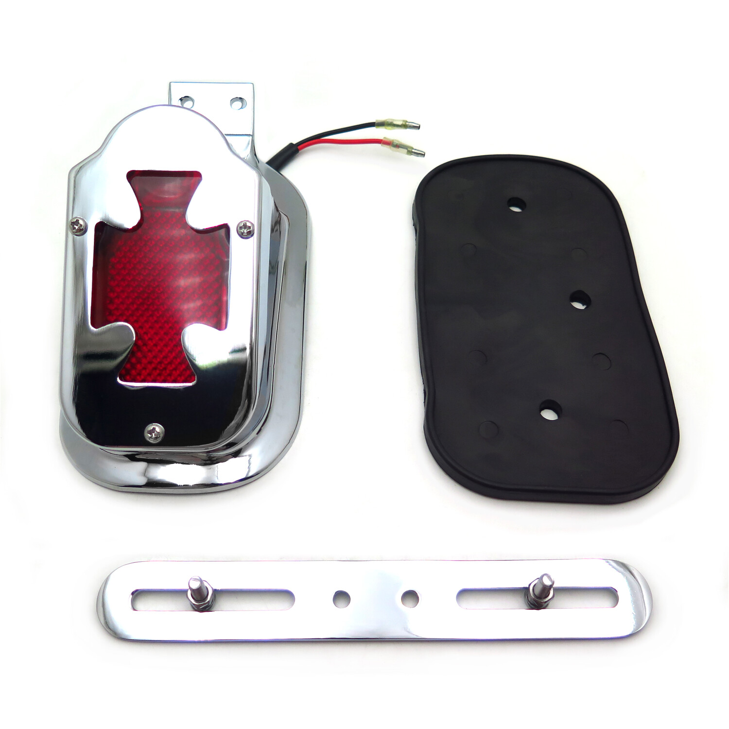 Maltese Cross Tail Light for Harley Tail Light Metal Cross Brake Light ...