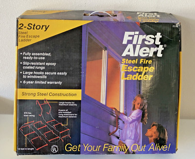 NEW First Alert 14 ft Two-Story Emergency Escape Ladder. | eBay