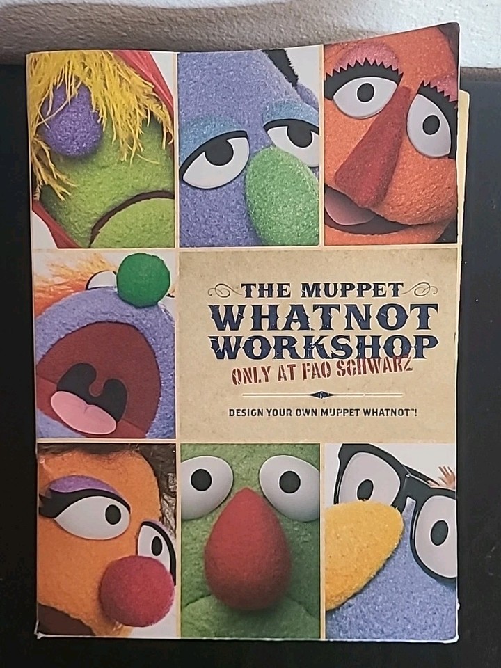The Muppets 2012 Whatnot Workshop Blue Puppet FAO Schwarz W ...