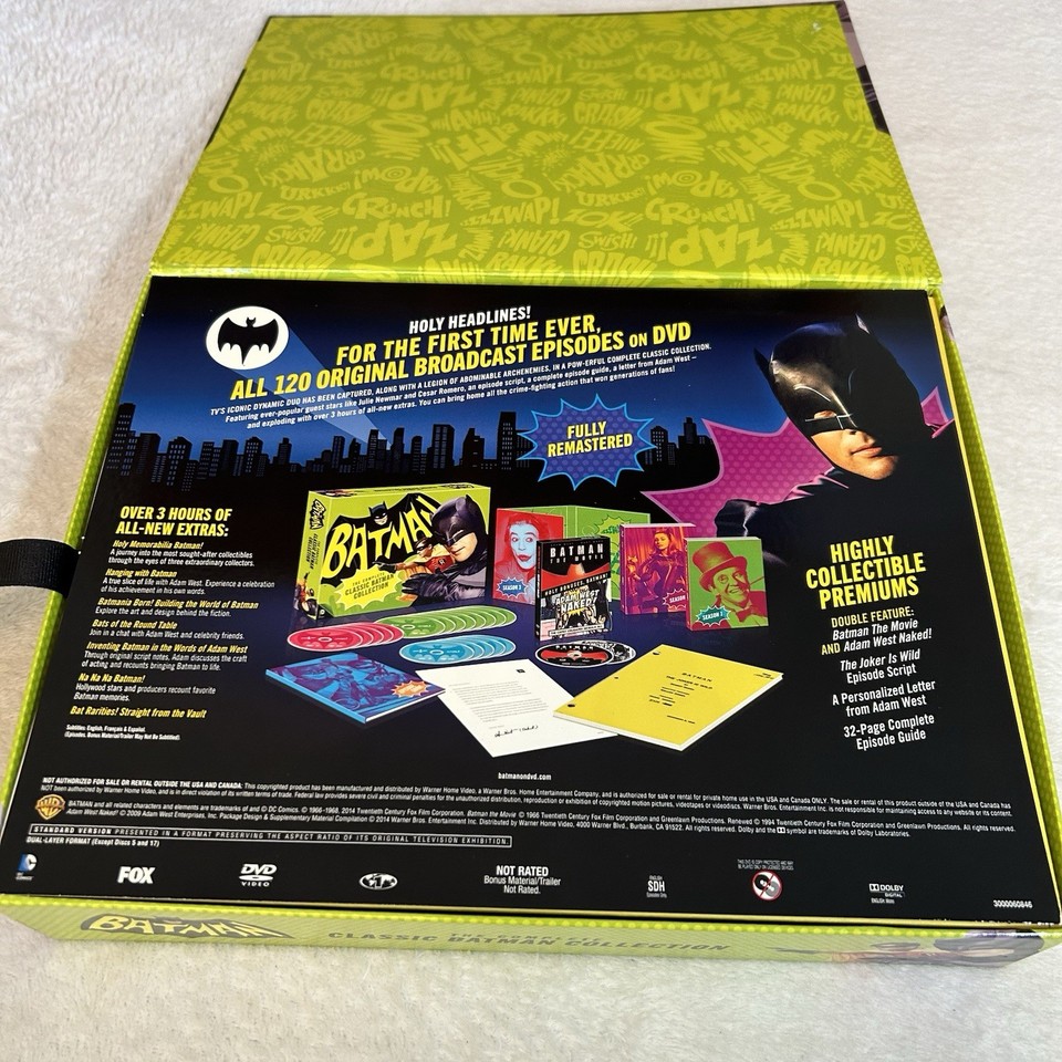 Batman 1966 TV Show: The Complete Batman Classic Collection DVD Set ...