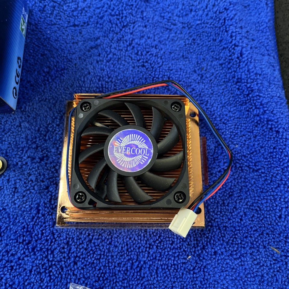 Evercool Low Profile 1U/2U Server Intel P4 Socket 478 Copper Heatsink ...