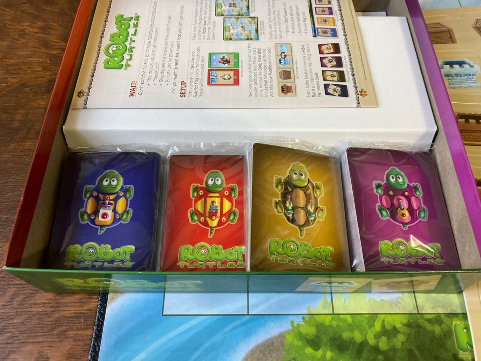 Robot Turtles Board Game for Little Programmers #1st Run New Sealed ...