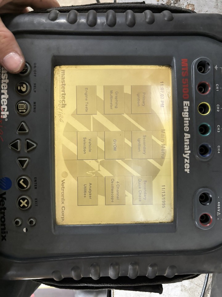Mastertech Vetronix MTS 5100 Engine Analyzer plus cords | eBay