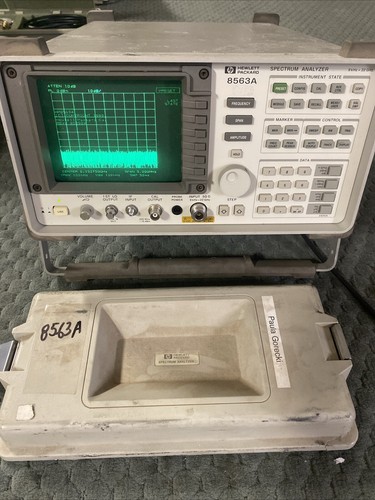 Hewlett Packard HP 8563A Spectrum Analyzer 9 kHz-22 GHz | eBay