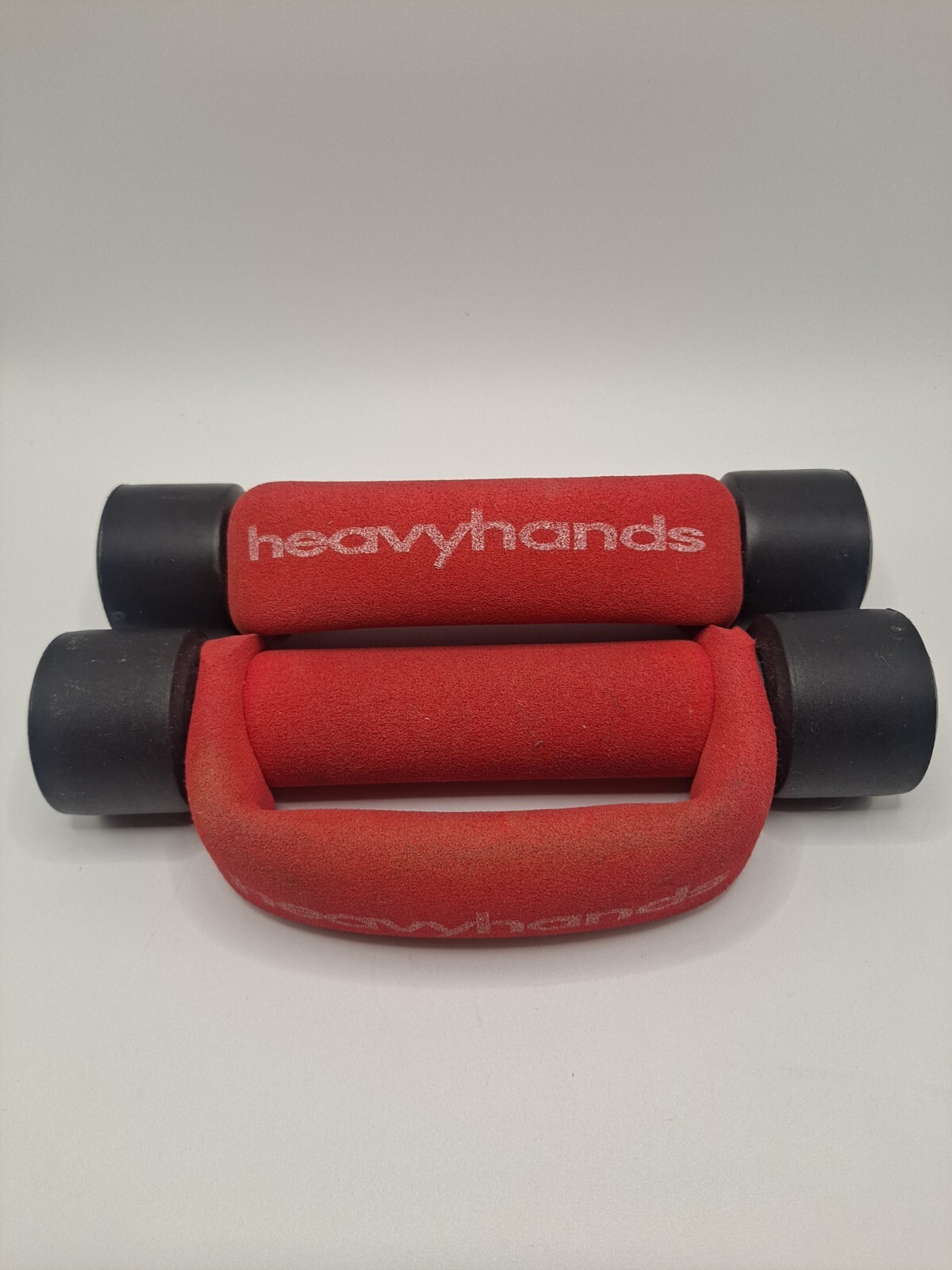 Vintage Set Of Heavyhands 2 LBS Walking Weights Dumbbells Red Made in ...