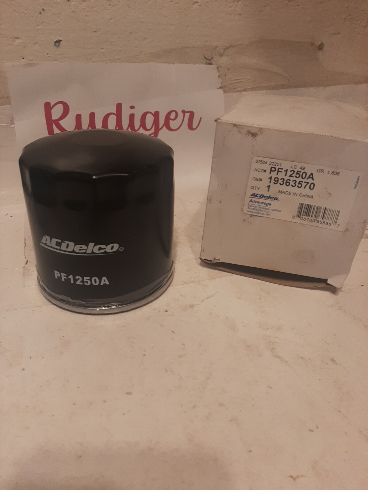 AC-Delco PF1250 - cross reference oil filters | oilfilter ...