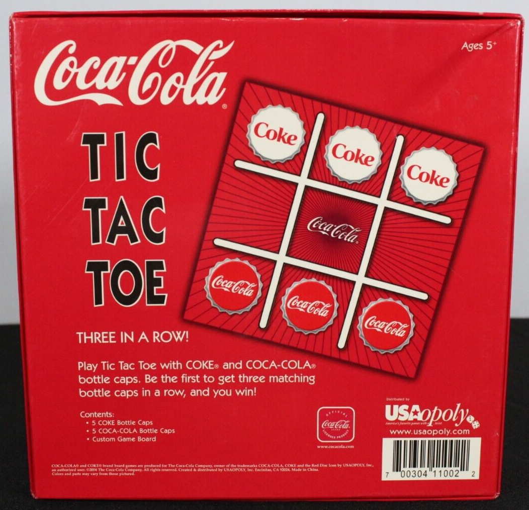 2004 Coca Cola Coke TIC TAC TOE Game Set Complete | eBay