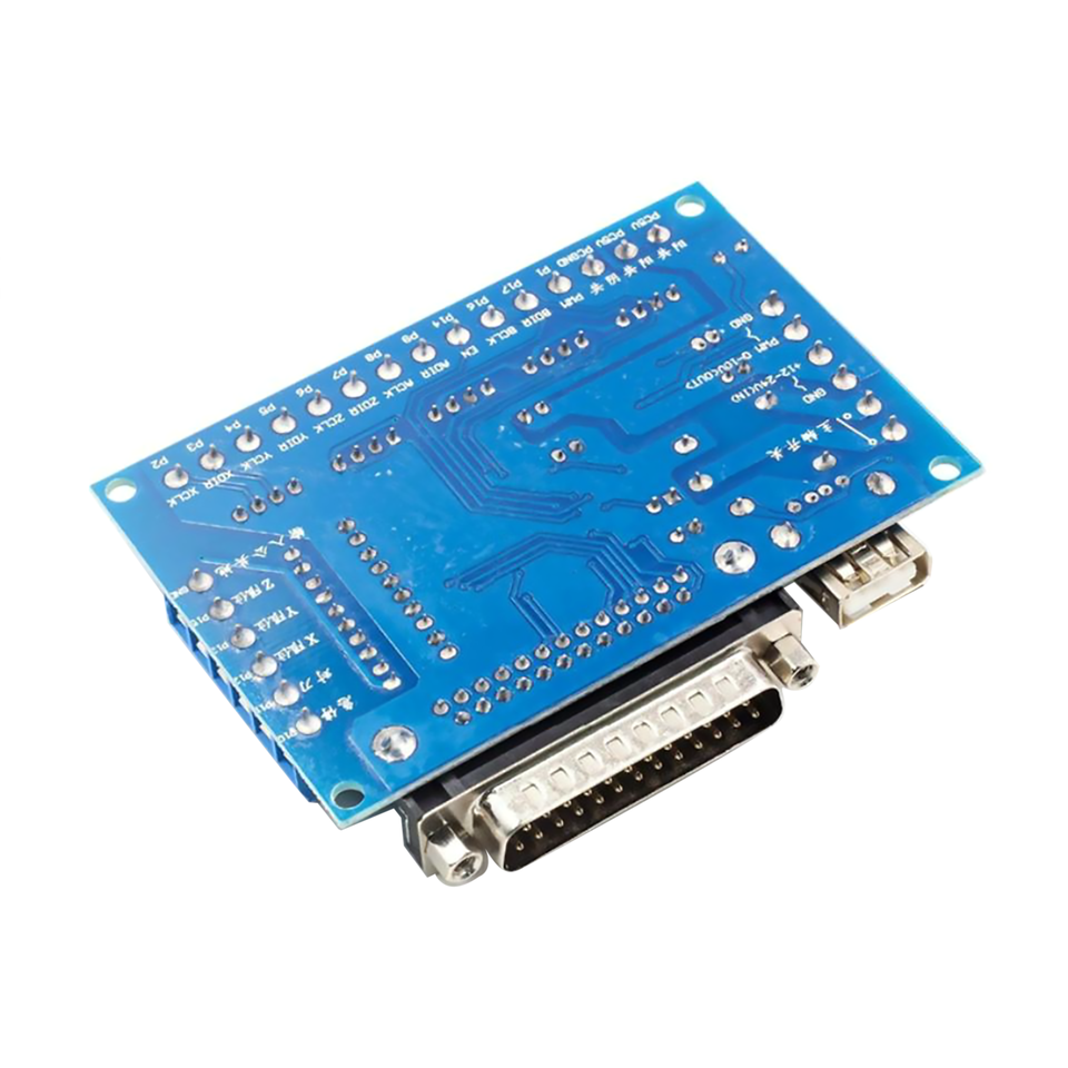 5 axis CNC Breakout Board with optical coupler for Stepper Motor Driver ...