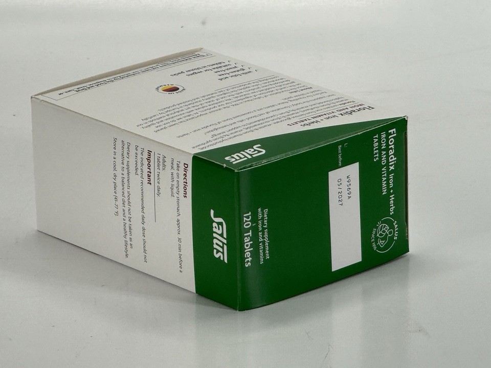 Salus Floradix Iron + Herbs Iron & Vitamin Tablets | 120 Tablets | eBay
